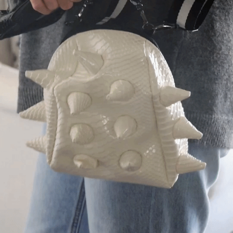 Small Clip-On Pouch with Zipper | Fun Spikes | Madpax